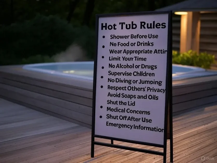 13 Hot Tub Rules For Guests How To Enjoy Soaking In A Hot Tub